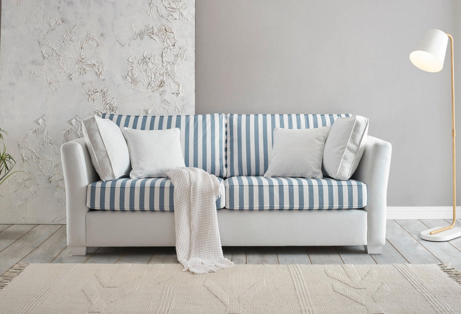 White and gray sofa store