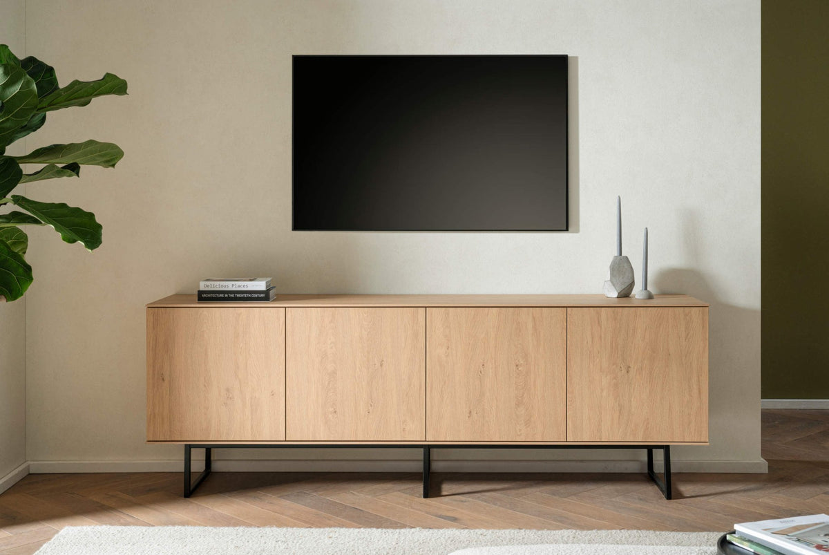 TV-Lowboard Eiche 200cm Como – Empinio24